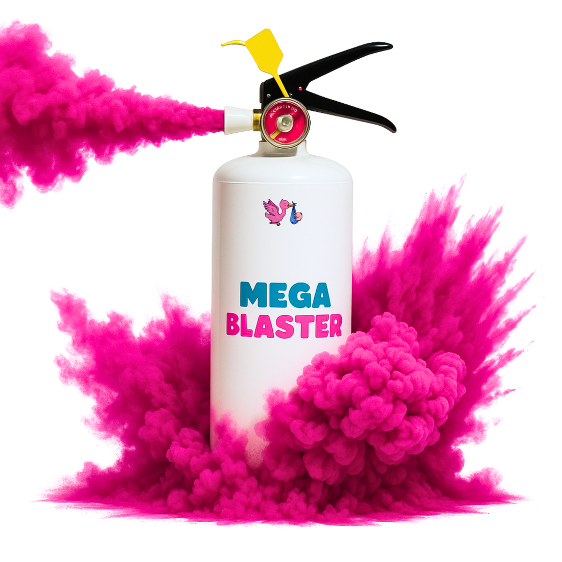 Gender Reveal MEGA Powder Blaster/Extinguisher 1.2KG | Pink or Blue ...